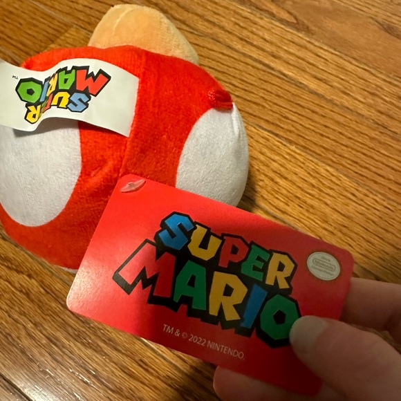 Nintendo | Toys | Super Mario Red Mushroom Stuffed Toy | Poshmark